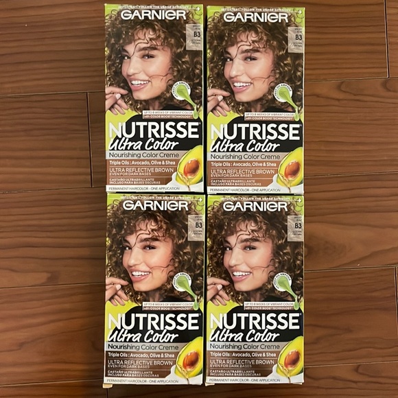 Garnier | Hair | Garnier Nutrisse Ultra Color Golden Brown 4 Boxes ...